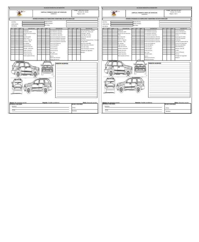 HOJA DE RUTA VEHICULO Mitsubishi Hoja Legal | PDF | Carros deportivos ...