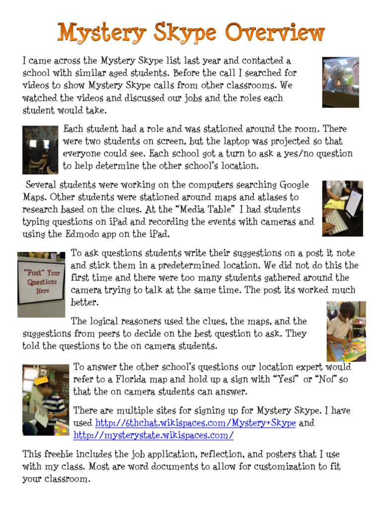 Mystery Skype Overview | PDF