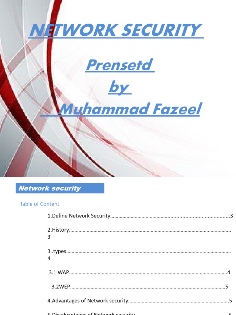 NETWORK SECURITY Outline | PDF | Computers