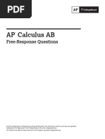 Area and Volume Calculations in Calculus | PDF | Advanced Placement