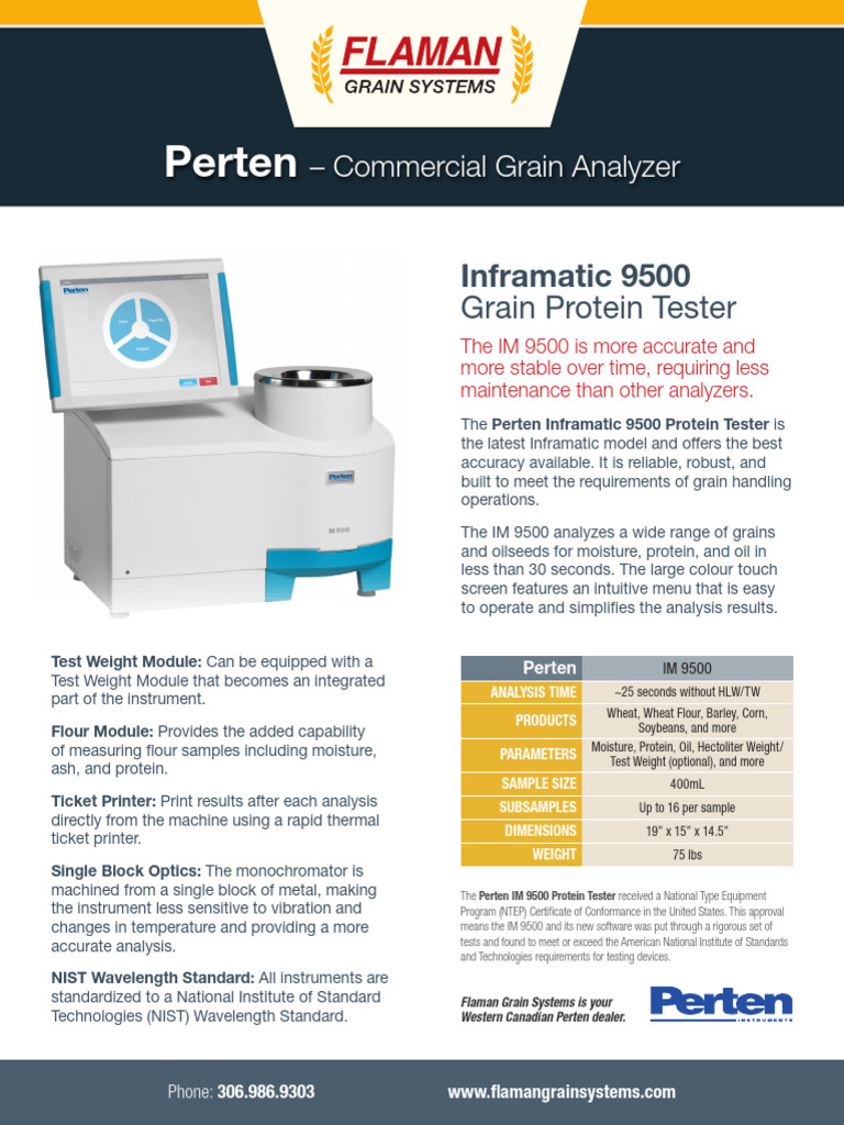 Para Extraer - Flyers - Perten9500 | PDF | Flour | Printer (Computing)