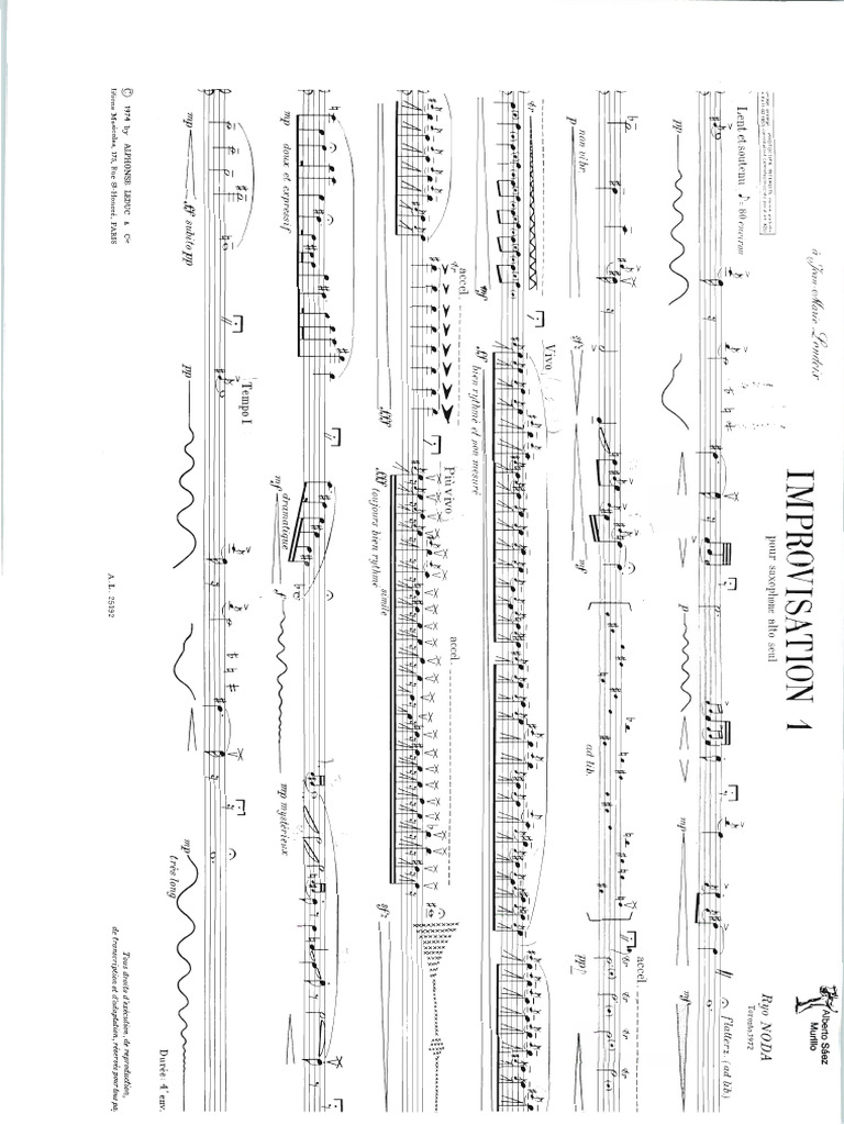 Improvisaciones 1 2 Y 3 Ryo Noda PDF