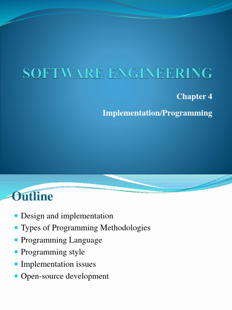 Ch4 - Implementation - Programming | Download Free PDF | Computer Programming | Programming Language