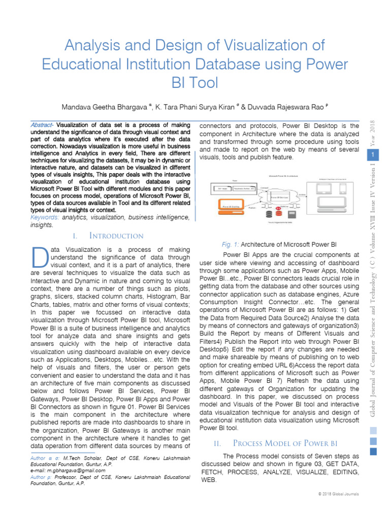 1 Analysis and Design of Visualization | PDF | Databases | Analytics