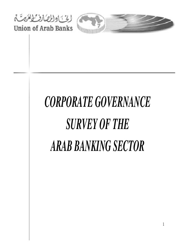 Corporate Governance Survey of The Arab Banking Sector | PDF ...