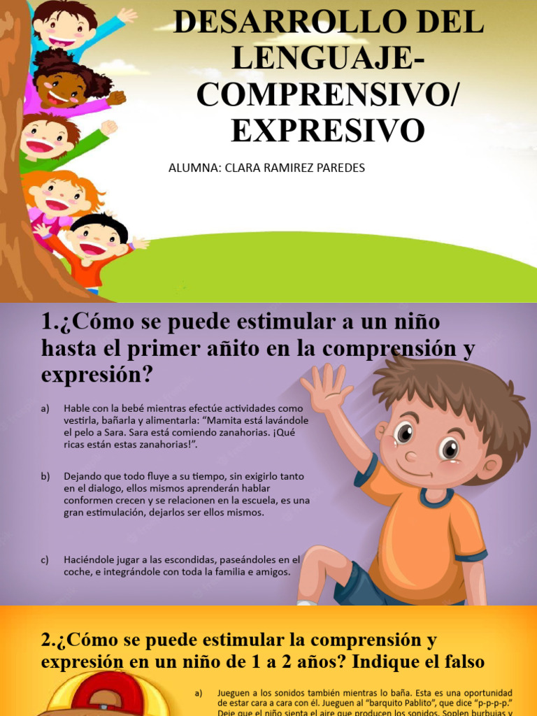 Desarrollo Del Lenguaje - Comprensivo-Trabajo | PDF