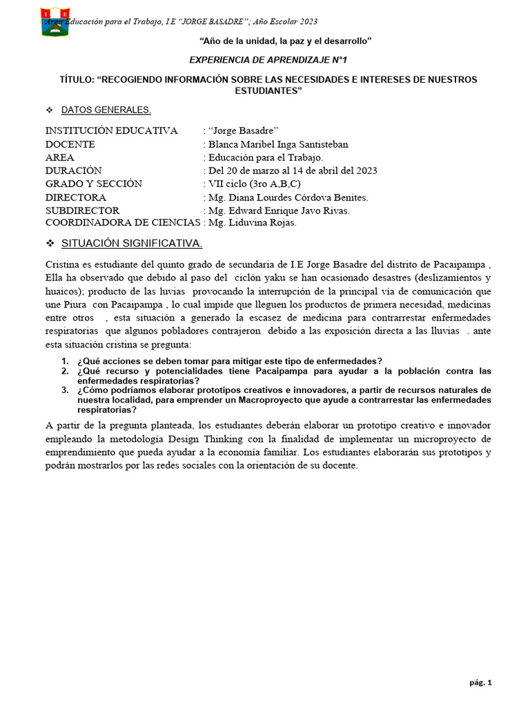 Evaluacion Diagnostica-Ept-Tercero A 2024 | PDF | Iniciativa empresarial | Evaluación