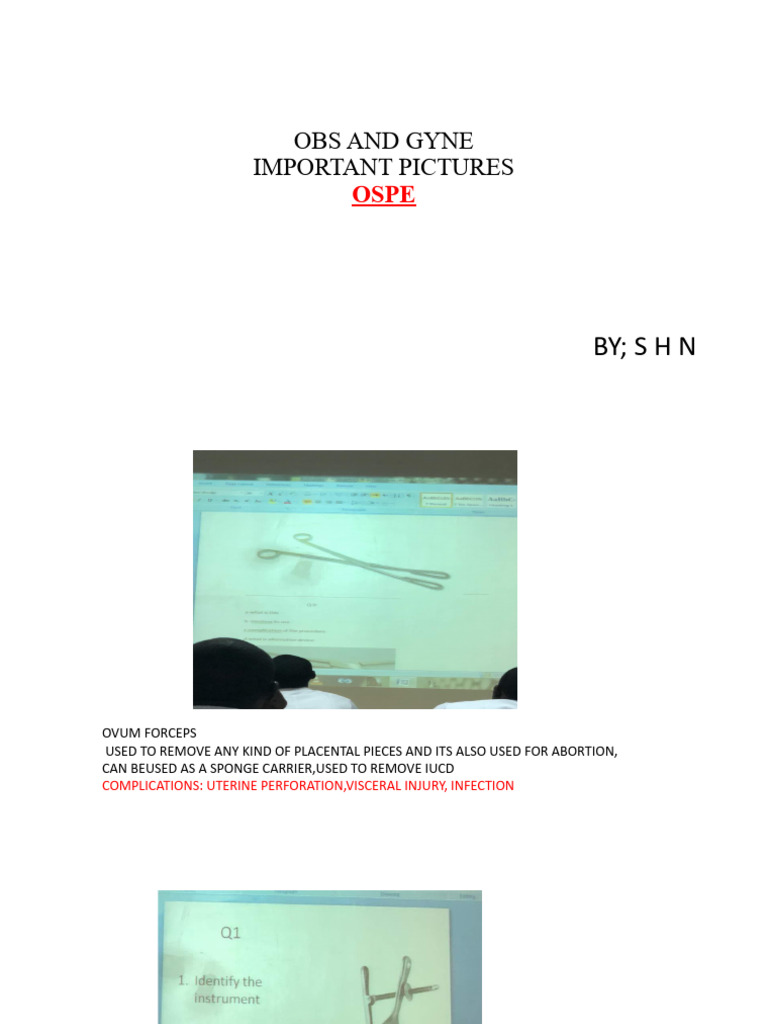 Vip Obs & Gyne Ospe | PDF | Childbirth | Vagina