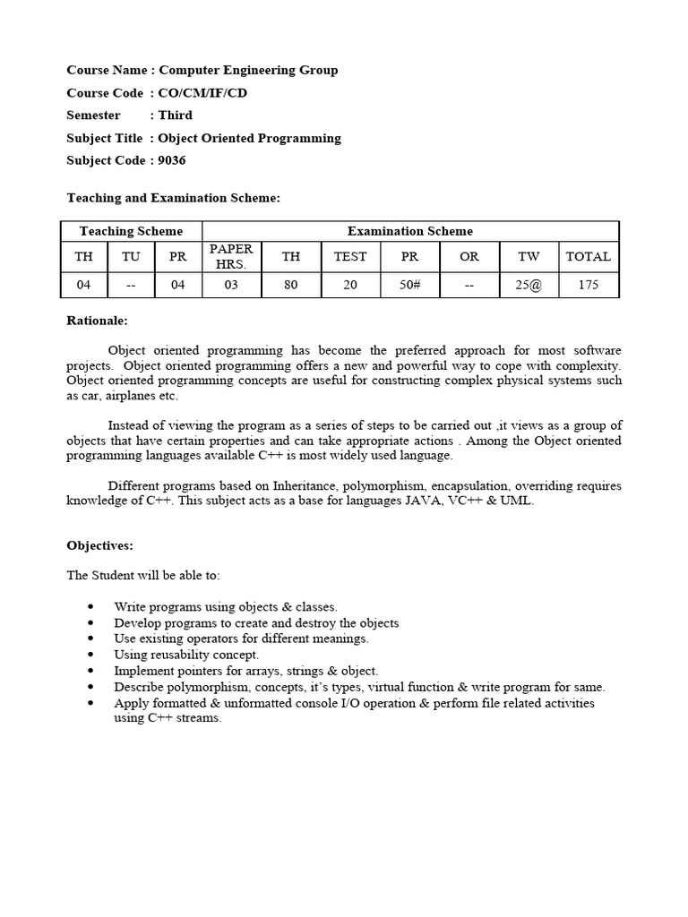 9036 Diploma Computer C Scheme | PDF | Programming | Constructor ... 9036 Diploma Computer C Scheme | PDF | Programming | Constructor ...