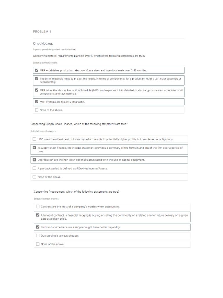 Final Exam Questions | PDF