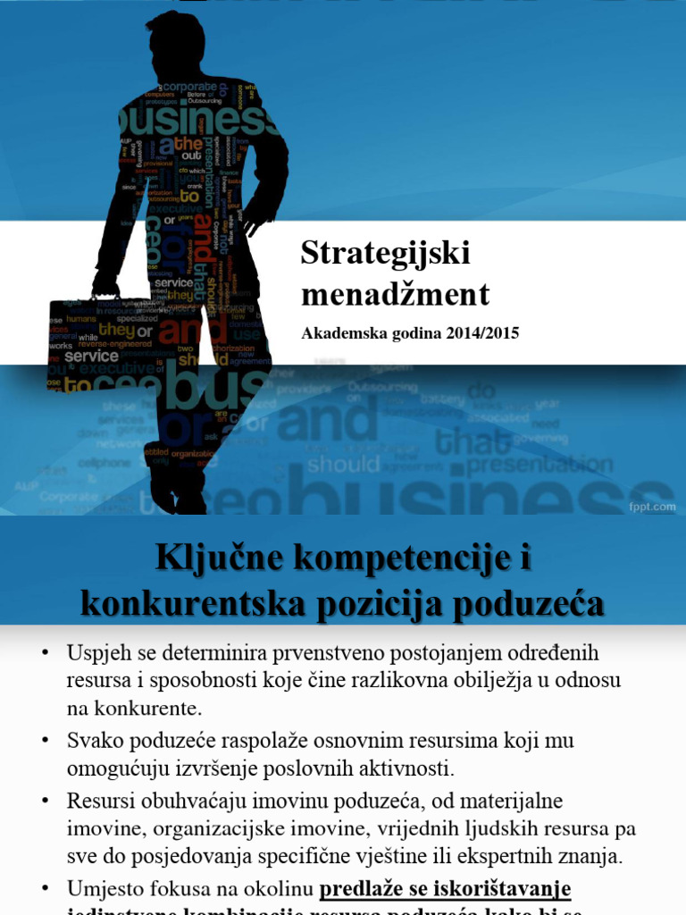 Effectus Strategijski Menadzment Predavanje 5 2014 | PDF