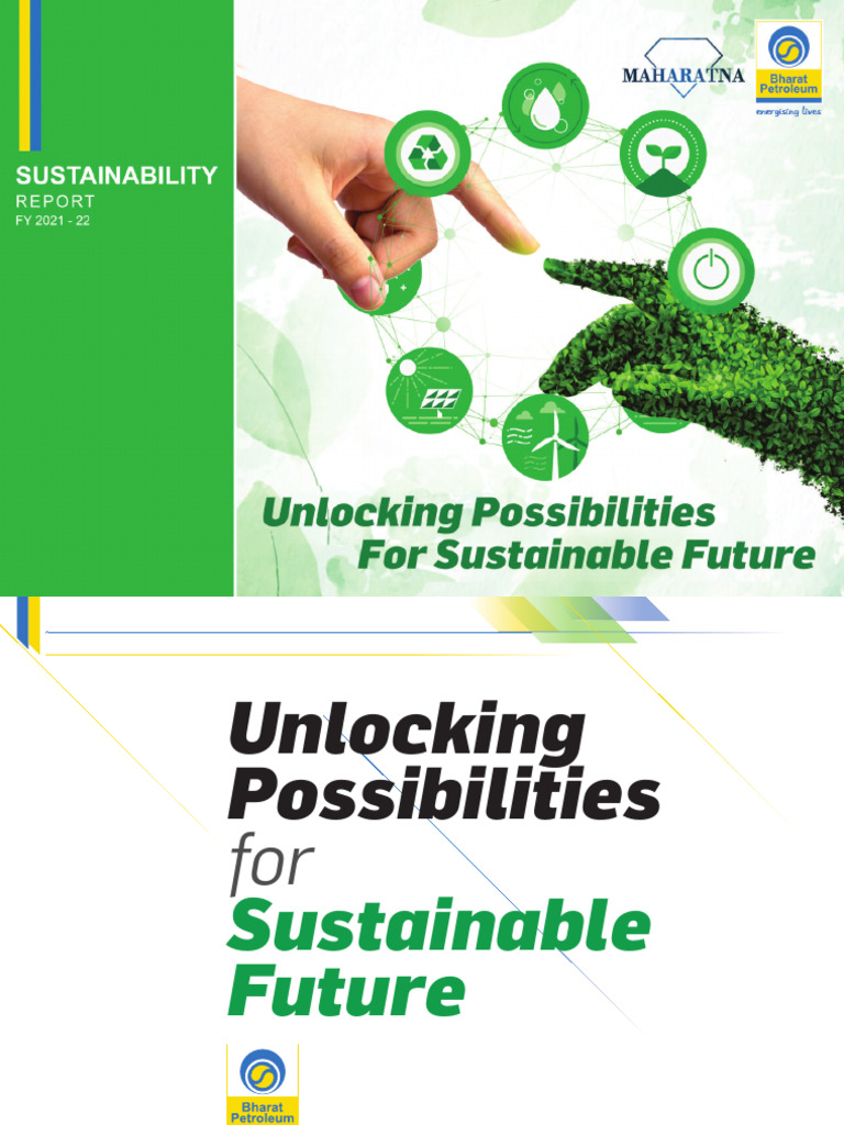 BPCL's 2021-22 Sustainability Report | PDF | Sustainability | Renewable ...