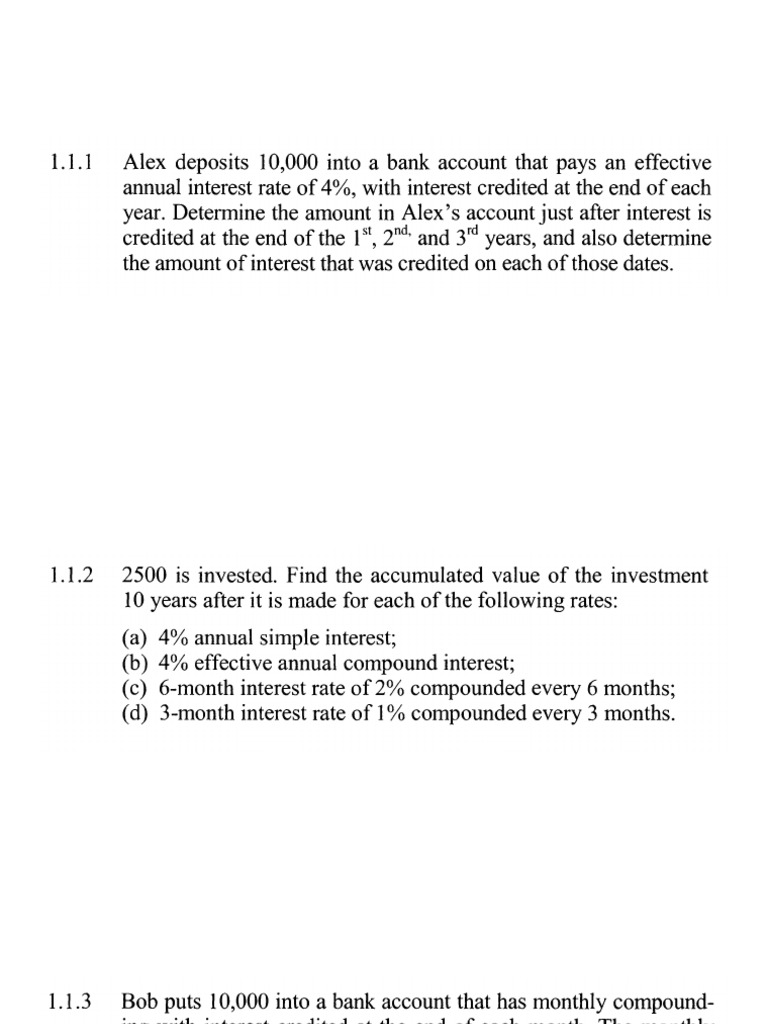 Interest Rates Pdf