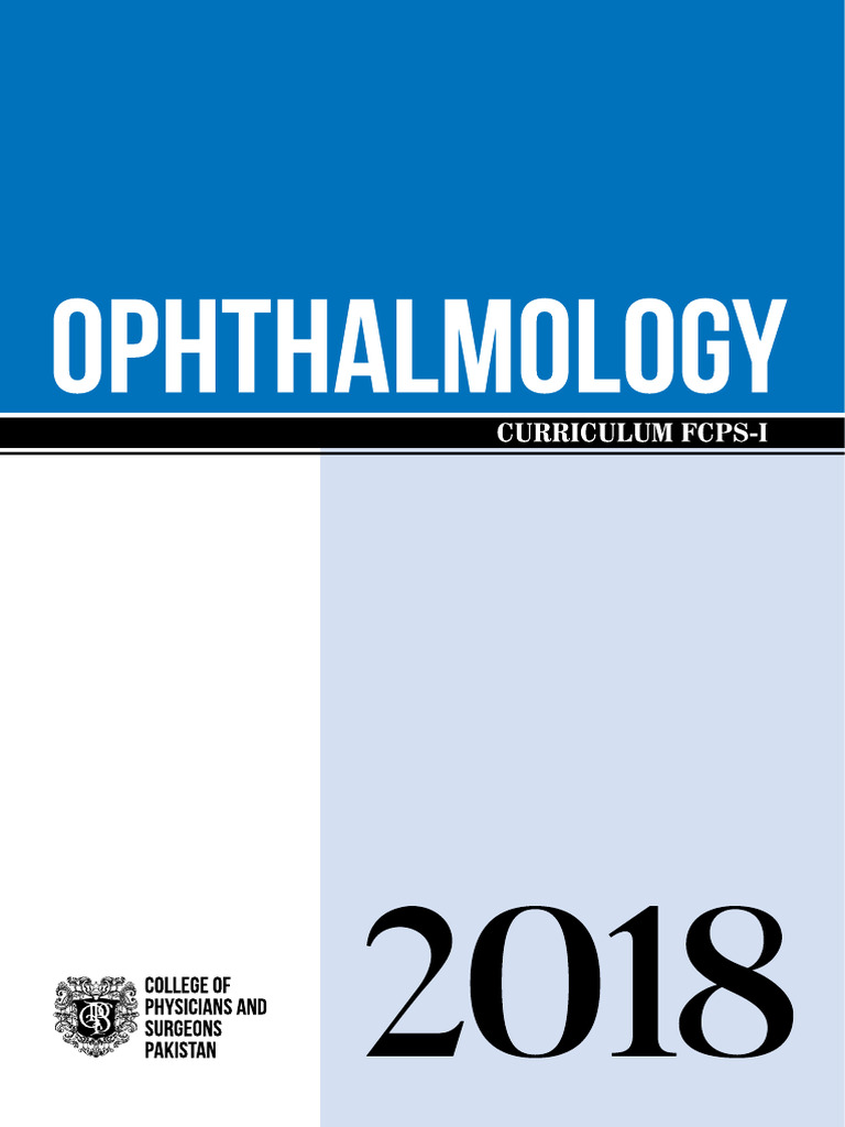 Ophthalmology | PDF | Human Eye | Residency (Medicine)