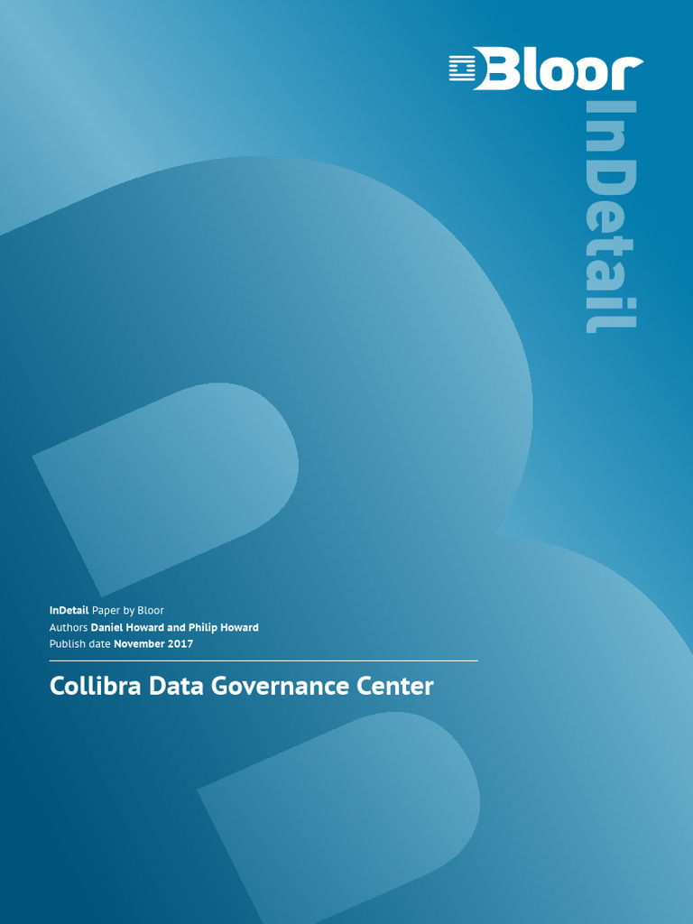 Collibra Data Governance Center Overview | PDF | Governance | Data