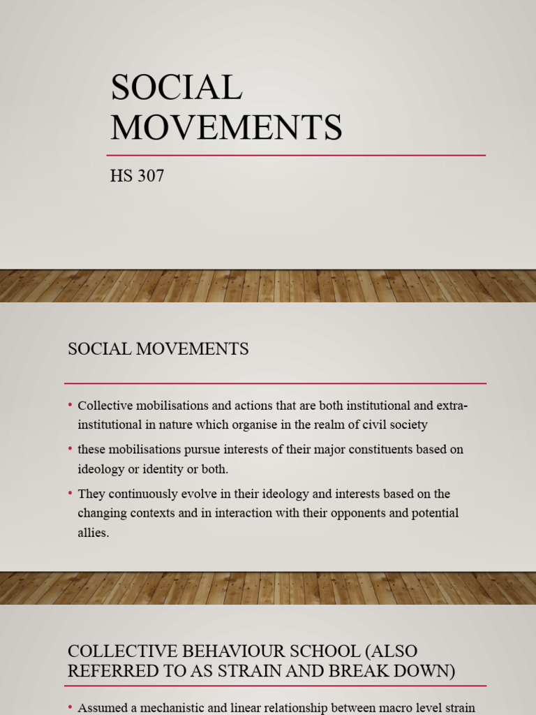 Social Movement Lecture | PDF | Social Movements | Identity (Social ...