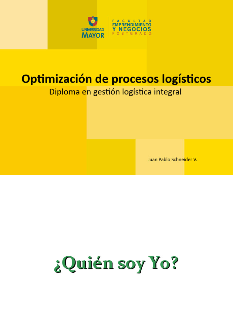 Optimización de Procesos Logisticos | PDF | Logística | Calidad (comercial) Optimización de Procesos Logisticos | PDF | Logística | Calidad (comercial)