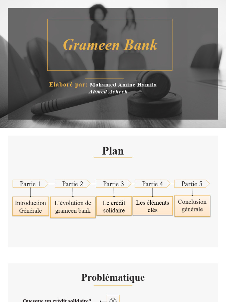 Grameen Bank et le Crédit Solidaire | PDF | Grameen Bank | Prêts