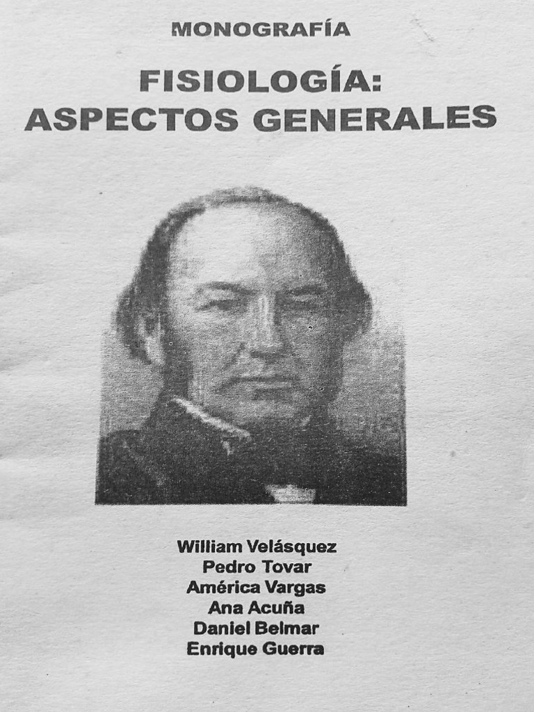 Fisiologia Aspectos Generales | PDF