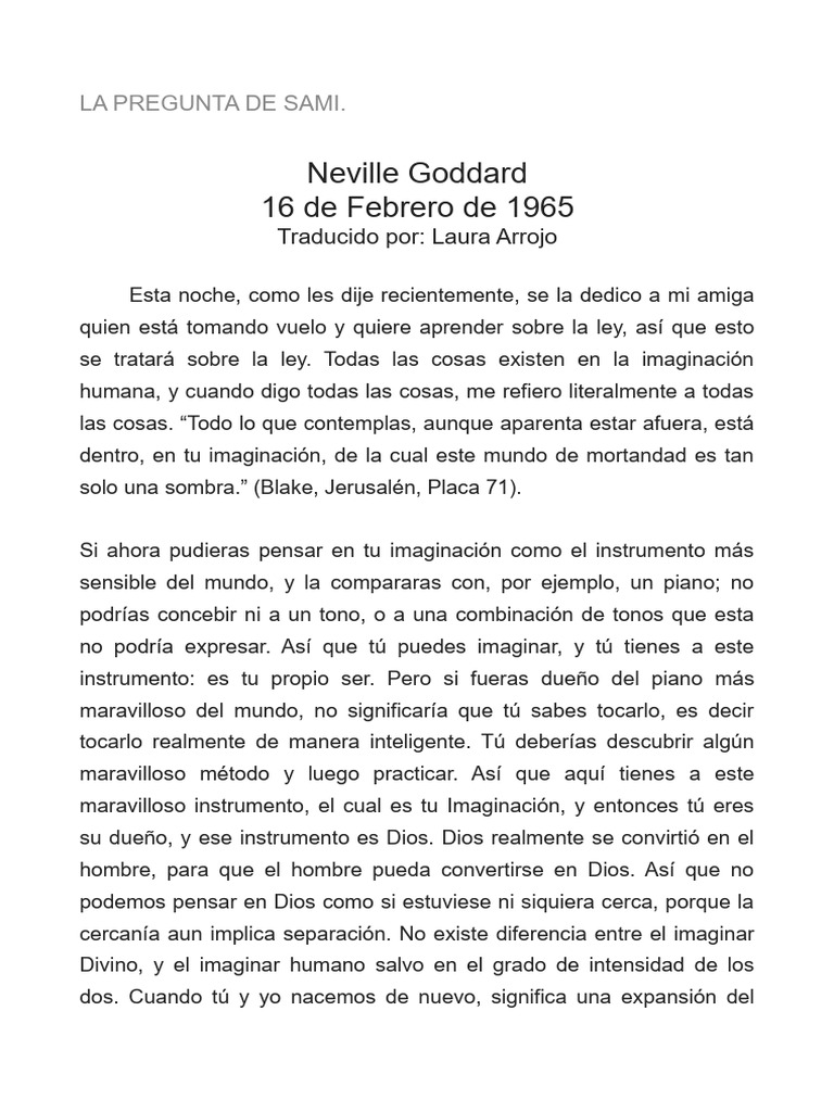 La Pregunta de Sami | PDF | Verdad | Alma