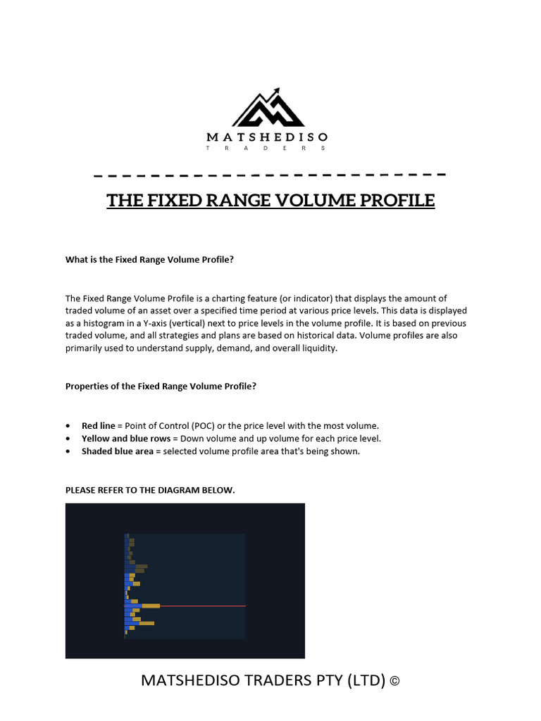 The Fixed Range Volume Profile Final | PDF | Market Trend | Business