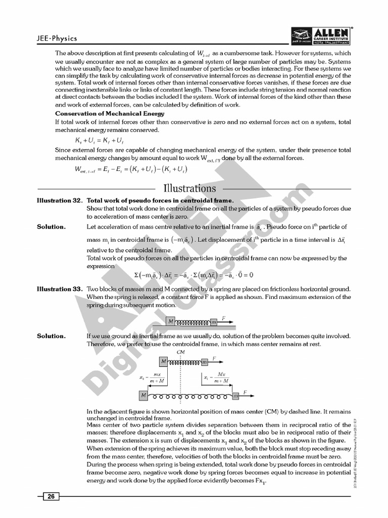 System of Particles (Theory) Part-2 | PDF