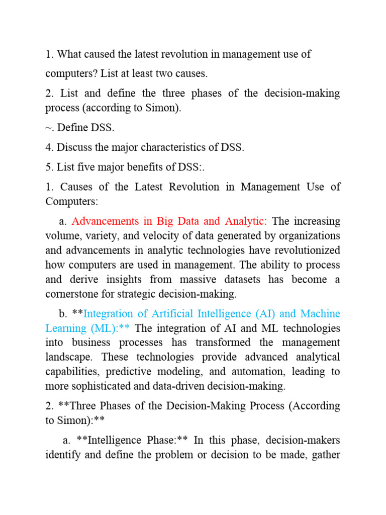 Exercise | PDF | Decision Making | System