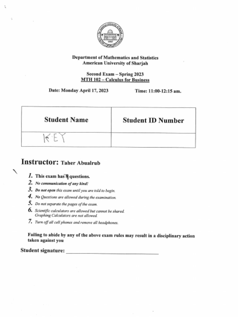 Solution Midterm 2 | PDF