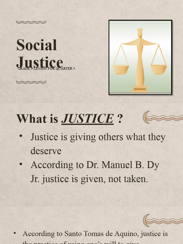 Understanding Social Justice for Students | PDF | Justice | Crime ...