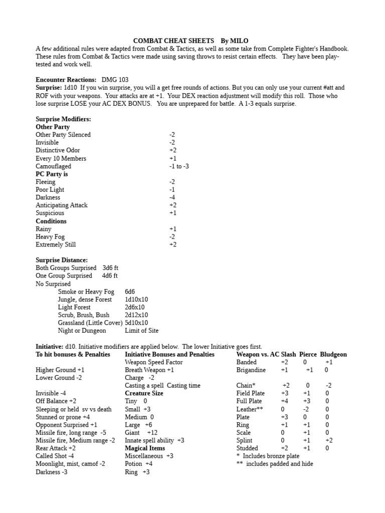 2e Combat Rules | Download Free PDF | Archery | Bow And Arrow