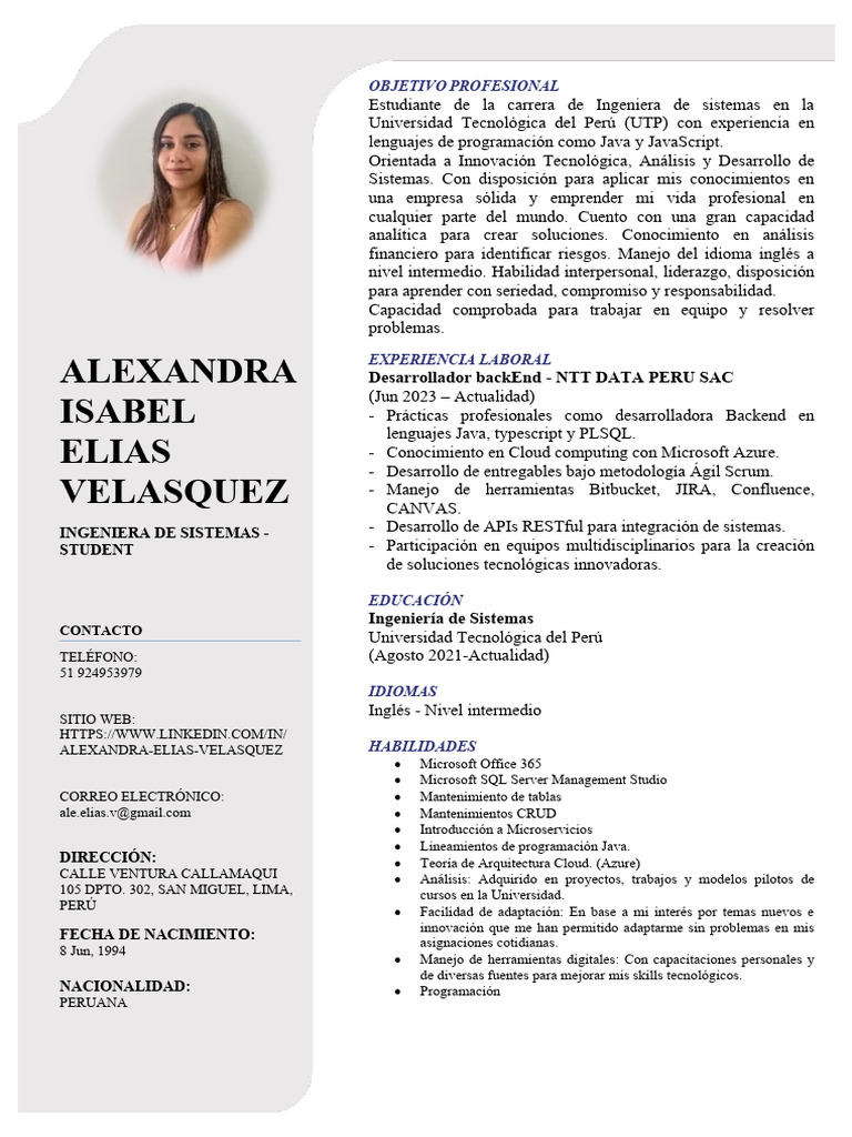 001 CV Europass Alexandra | PDF | Microsoft | Software
