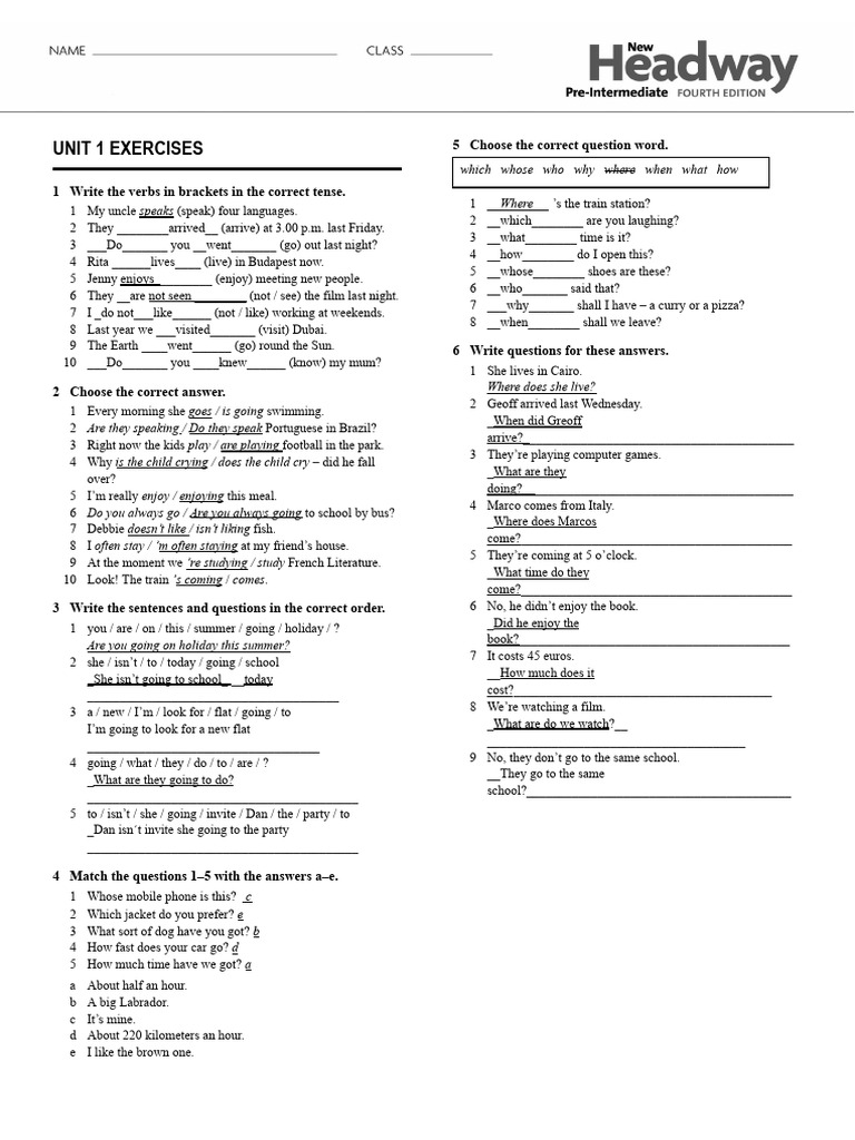 hwy_pre_int_grammar_reference_exercises SABADO 20 | PDF hwy_pre_int_grammar_reference_exercises SABADO 20 | PDF