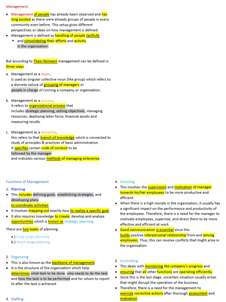 01 Org&Manage Reviewer | Download Free PDF | Motivation | Motivational