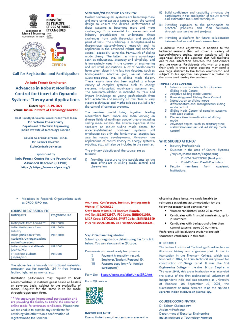 Bro-CEFIPRA-Apr2024 WTT 3 | PDF | System | Theory