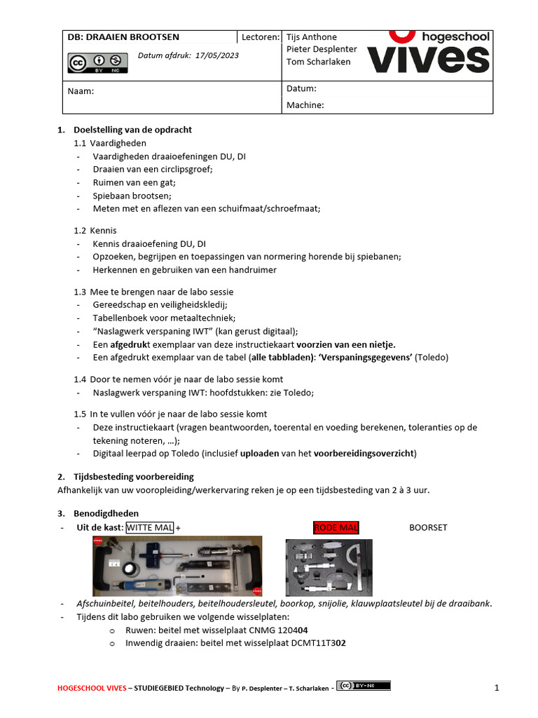 DB Draaien Brootsen | PDF