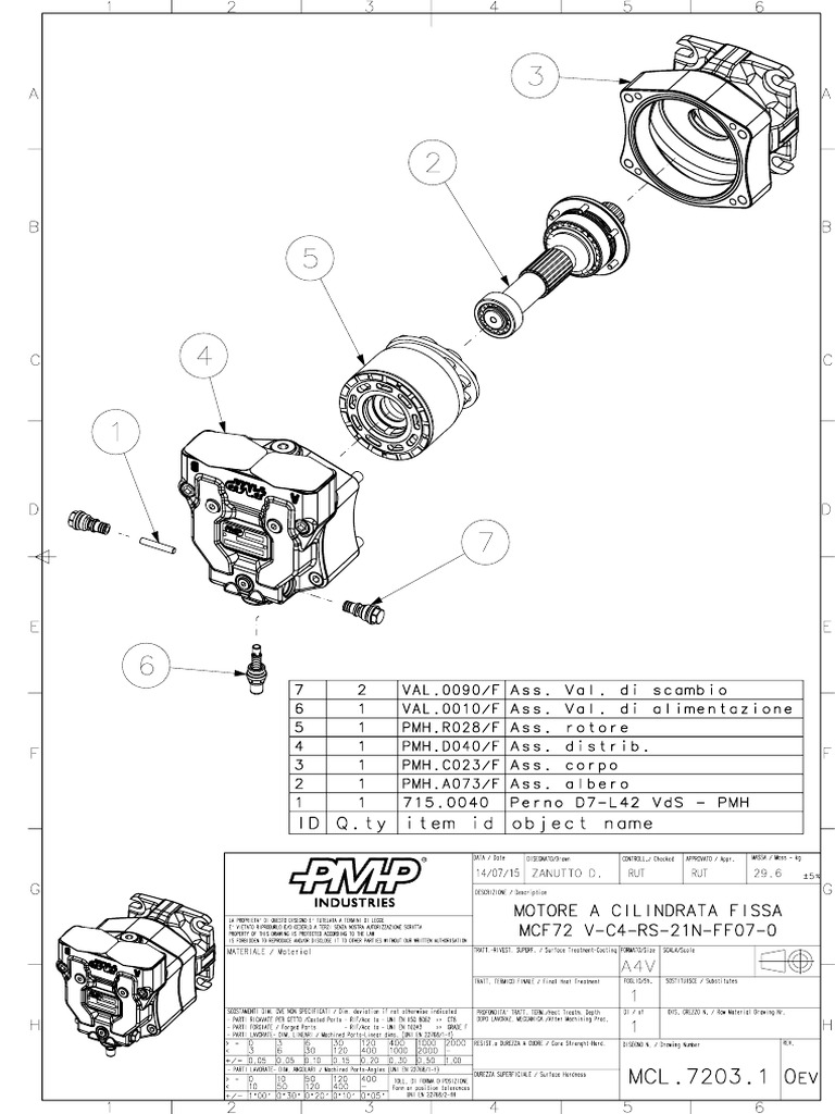Motor Pmp Mcl.7203.1ev | PDF