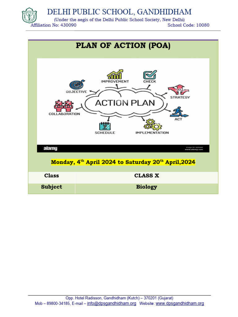 POA X BIO 4 April To 20 April 24-25 | PDF | Nutrition | Diet & Nutrition