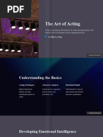 The Ultimate List of Acting Verbs | PDF