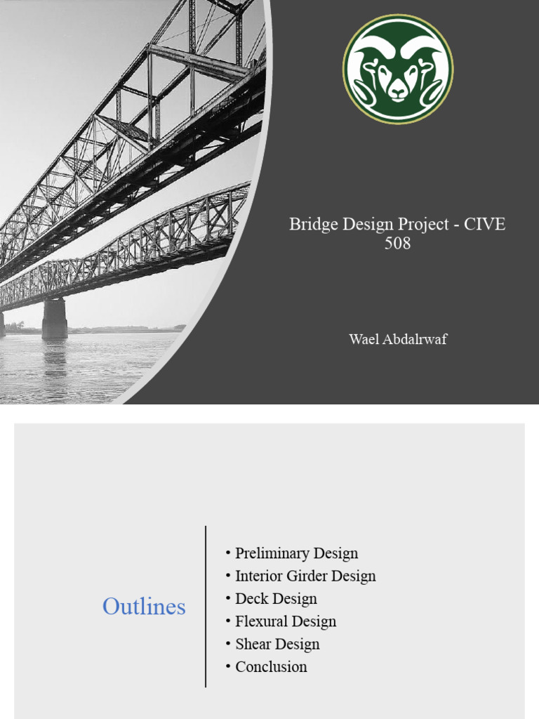 Bridge Design Project - CIVE 508 | PDF | Strength Of Materials | Stress ...