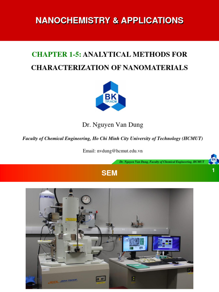 Chapter 1-5-Analytical Methods For Characterization of Nanomaterials | PDF | Atomic Force ...