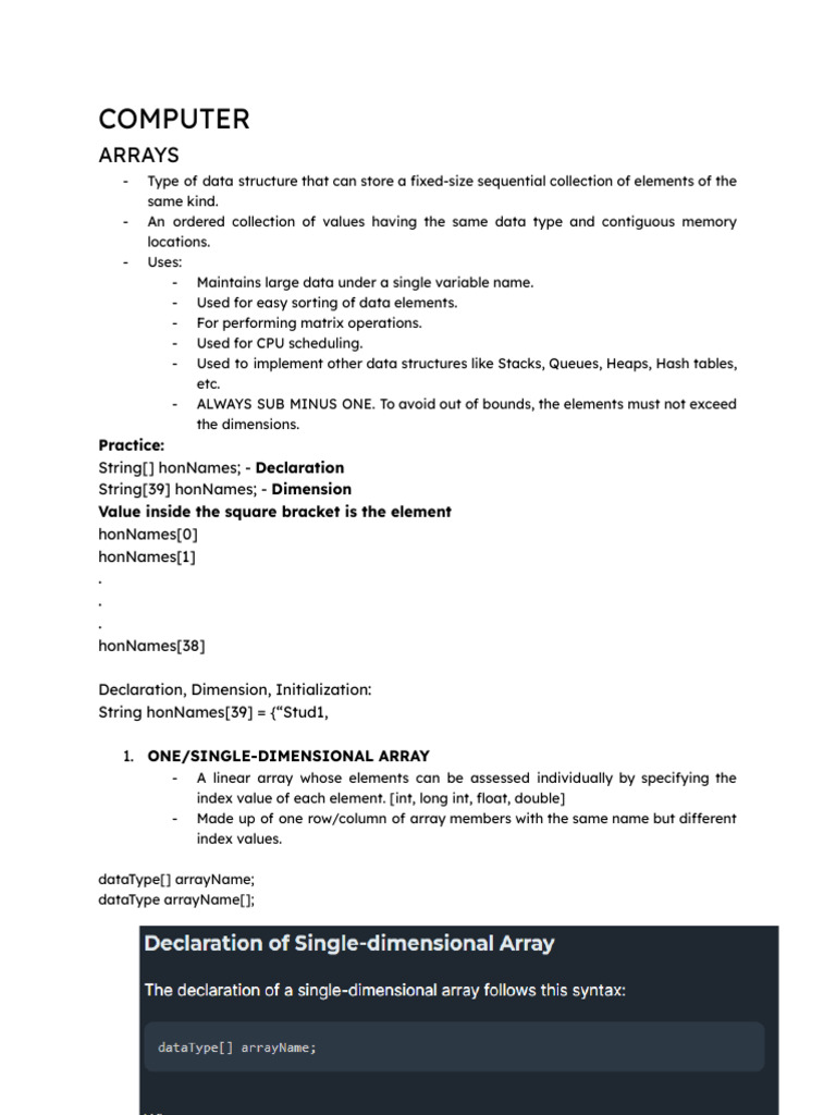 3RD GRADING REVIEWERS | PDF | Parameter (Computer Programming) | Data Type