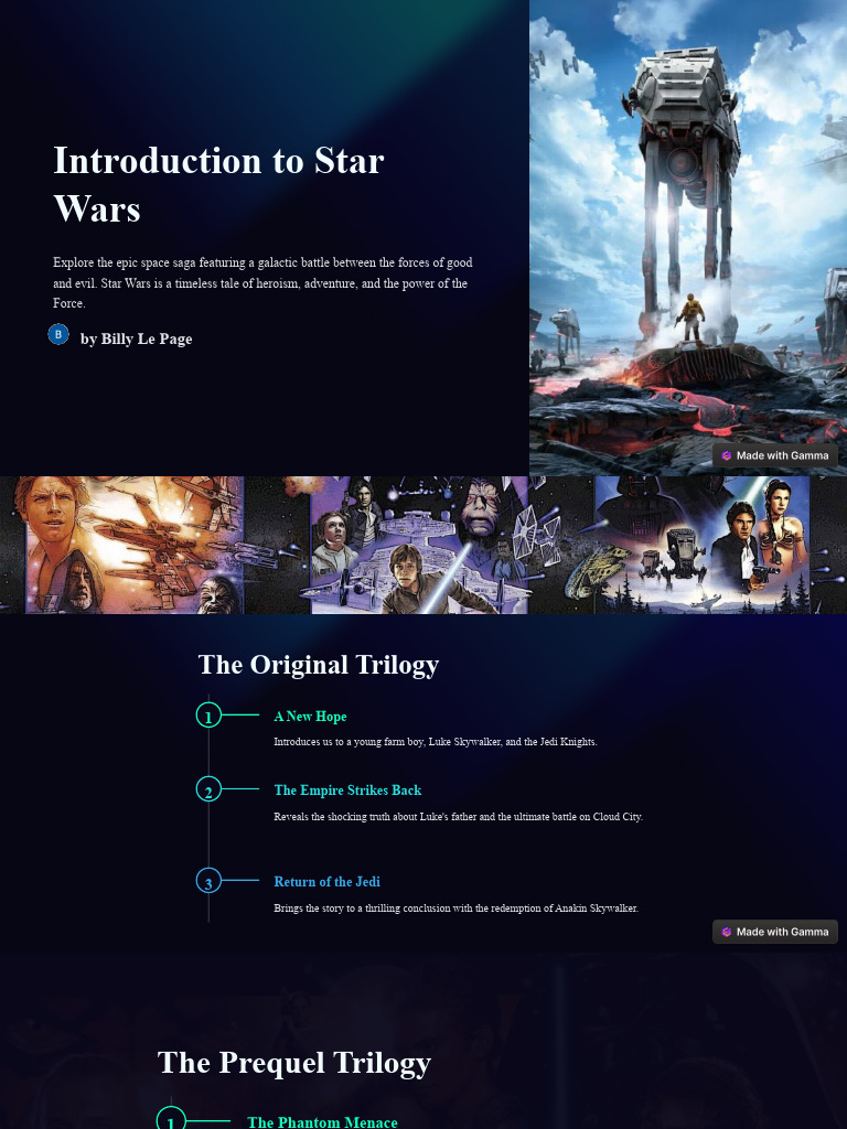 Introduction to Star Wars | PDF | Darth Vader | Jedi