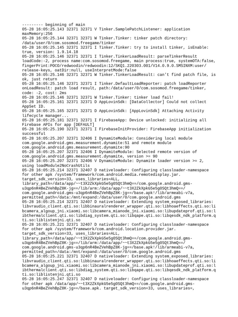 Eegame Logcat | Download Free PDF | Software Development | Operating System Technology