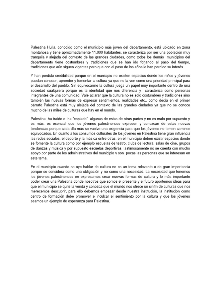 Palestina Huila | PDF | Estado de Palestina | Política mundial