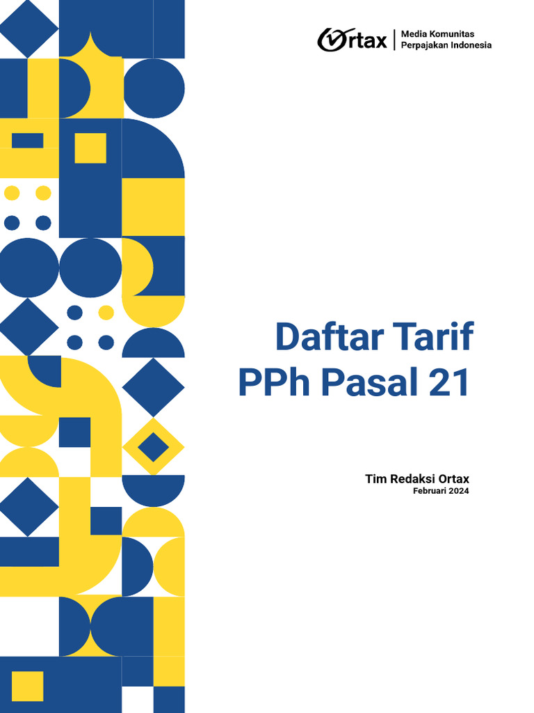 Tabel Tarif Dan TER PPH Pasal 21 Tahun 2024 1 | PDF