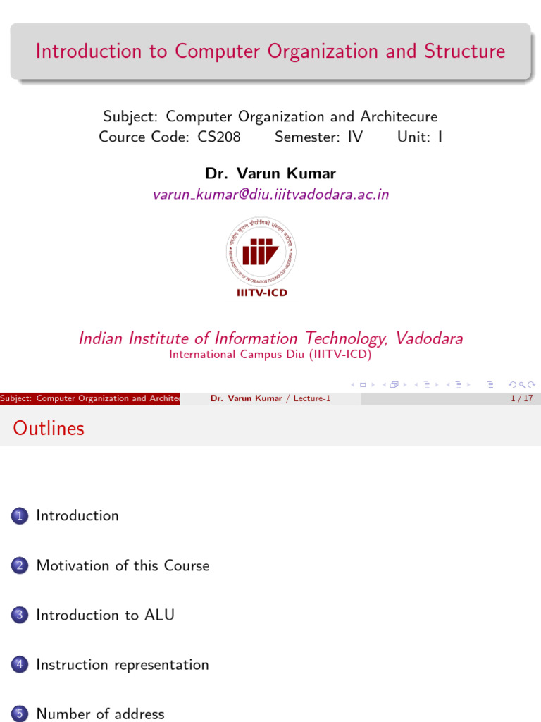 1.introduction To Computer Organization and Structure | Download Free ...