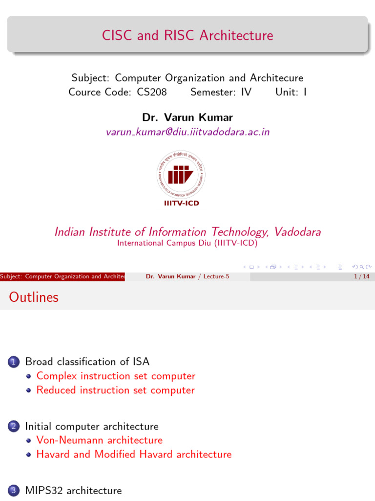5.CISC and RISC Architecture | PDF | Central Processing Unit | Computer Architecture