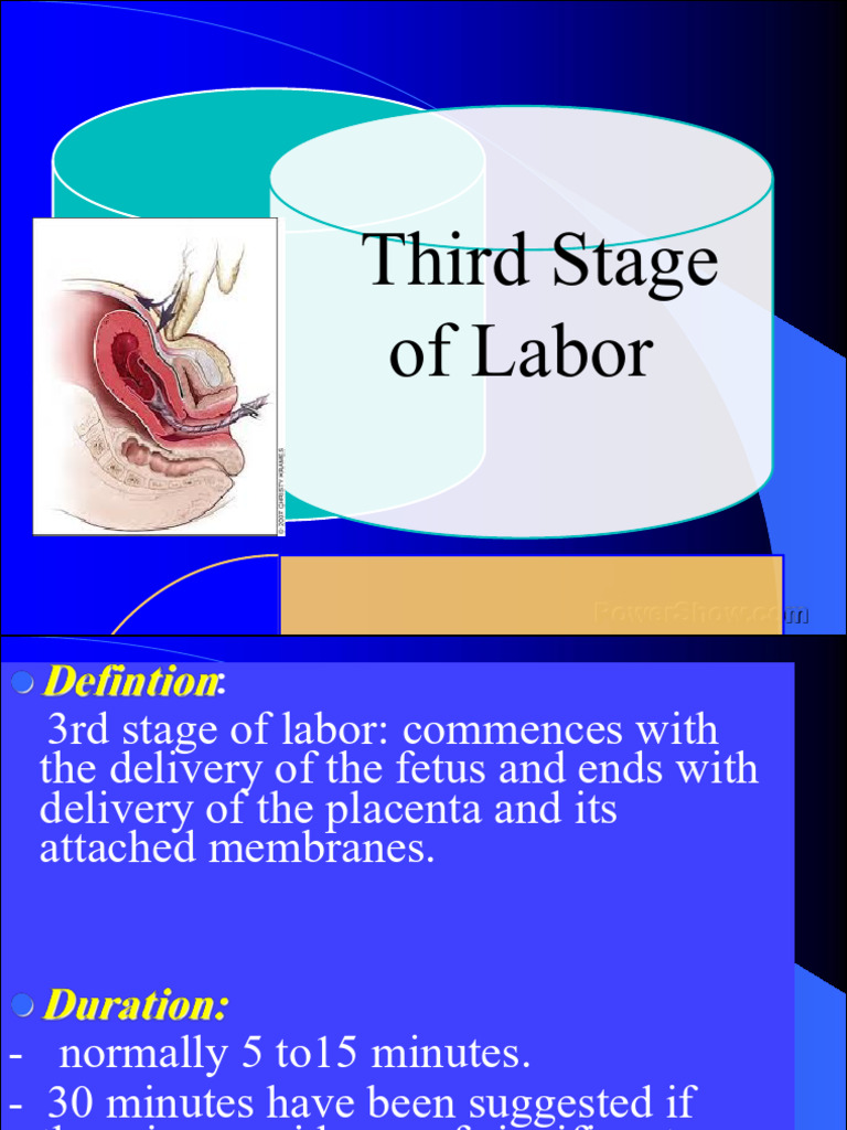 3rd Stage of Labor | PDF | Childbirth | Placenta