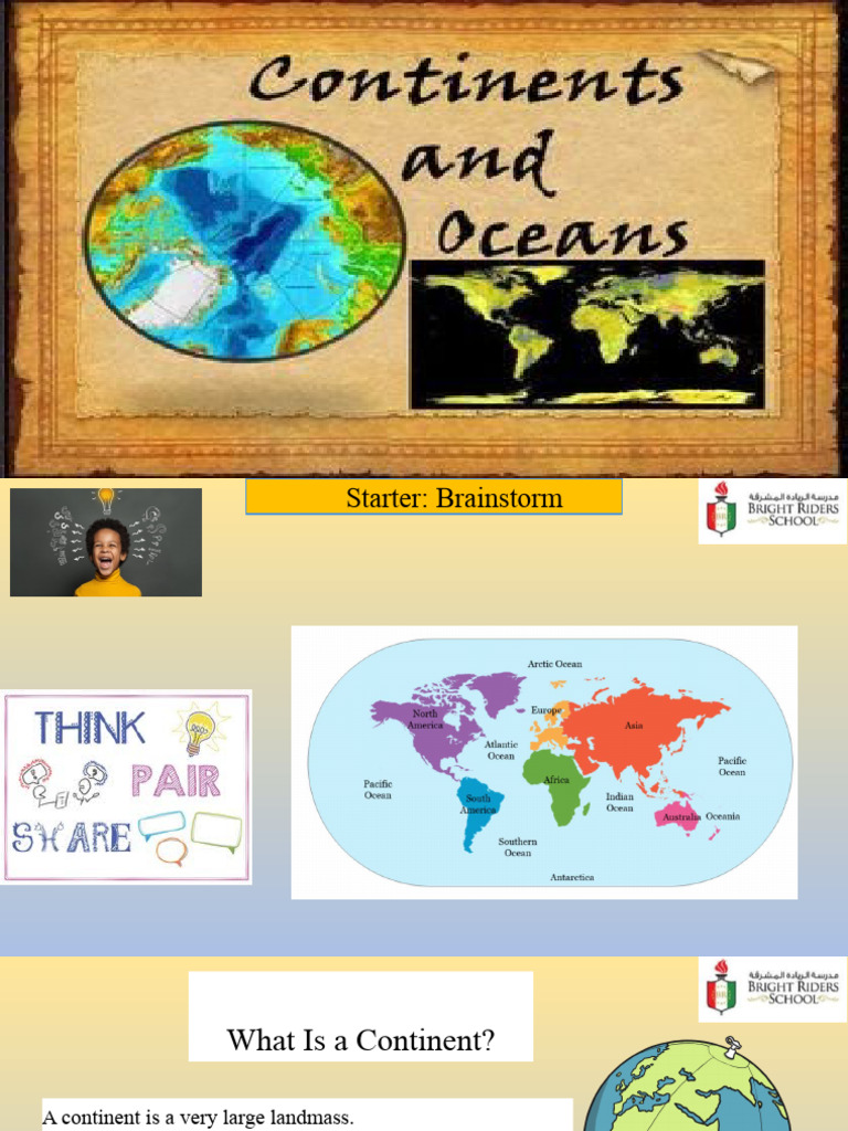 Oceans and Continents Overview for Kids | PDF | Pacific Ocean | Oceans