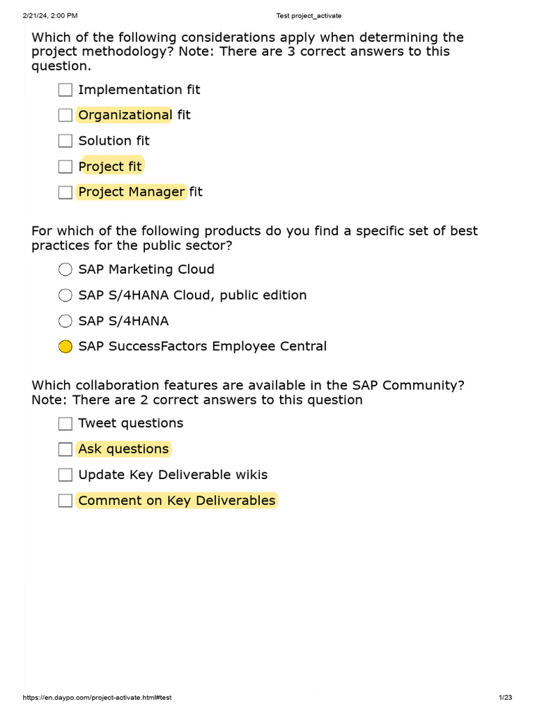 Test Project Activate PDF | PDF | Scrum (Software Development) | Cloud ...